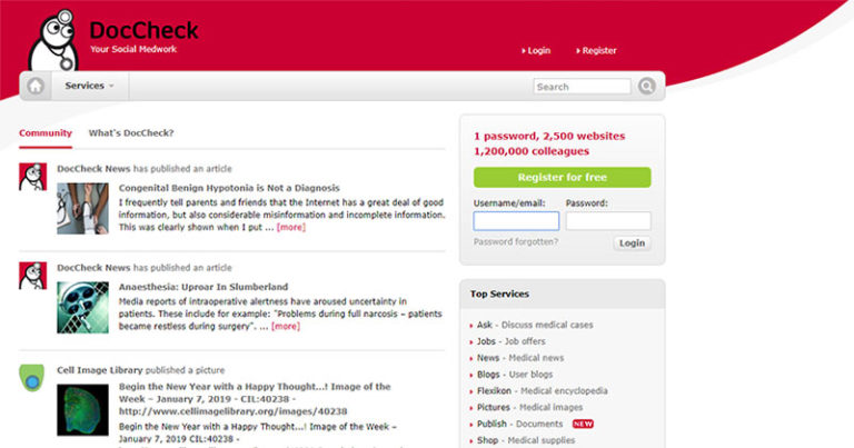 Die wichtigsten Informationen über Doccheck.com – Deutschlands ...