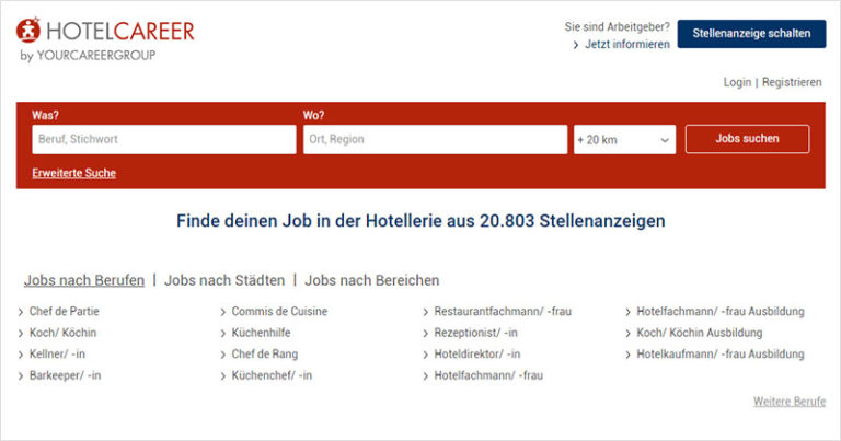 hotelcareer.de – Die Stellenbörse der Hotellerie – Deutschlands ...